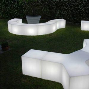 Snake Bench by Iroco Design – Unique Outdoor Seating