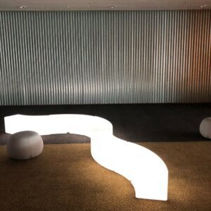 Snake Bench by Iroco Design – Unique Outdoor Seating