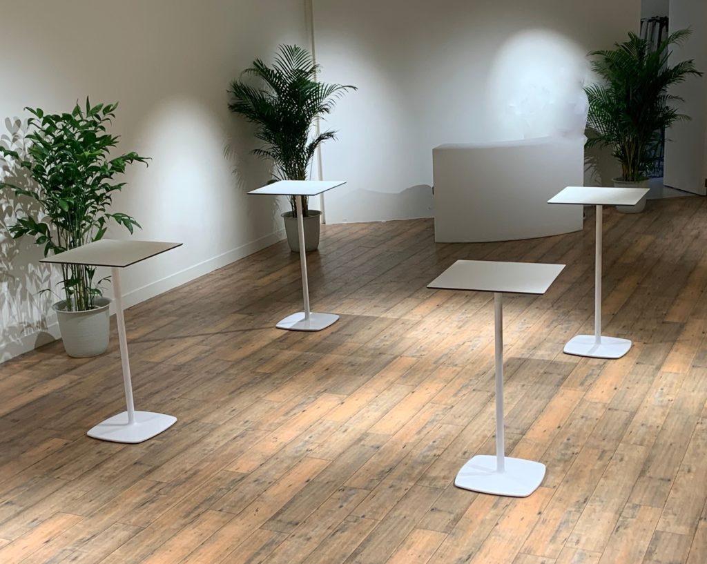 Stylus High Table White - Modern & Elegant Design | Iroco Design