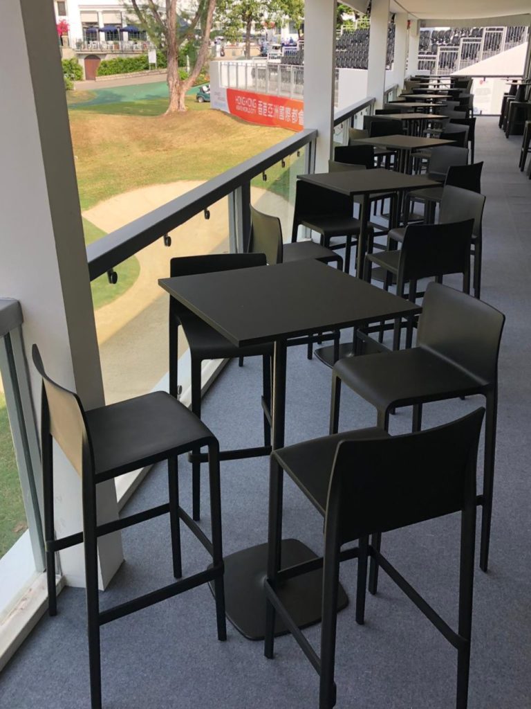 Stylus High Table Black - Sleek & Versatile Modern Furniture | IROCO Design