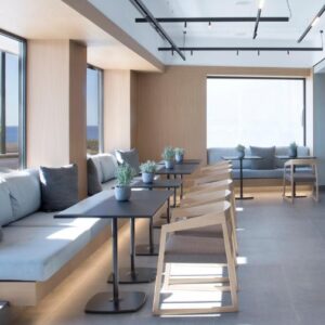 Stylus Square Dining Table in Black - Modern Design | Iroco Design